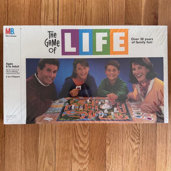 Milton Bradley | Games | Vintage The Game Of Life Family Board Game 991 ...